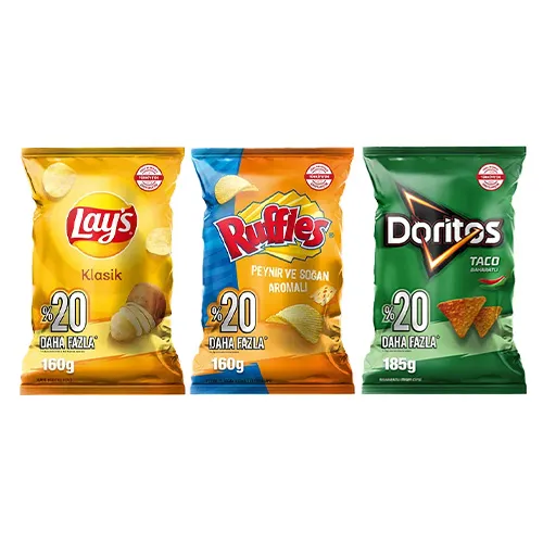 Lay's Ruffles Doritos Üçlüsü