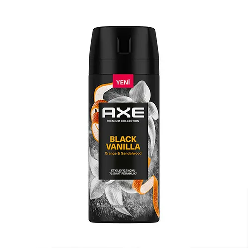 Axe Premium Collection Erkek Sprey Deodorant Black Vanilla