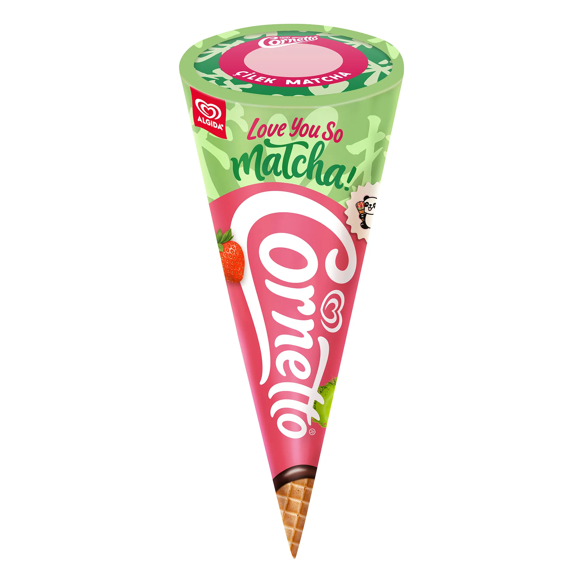 Cornetto Çilek Matcha