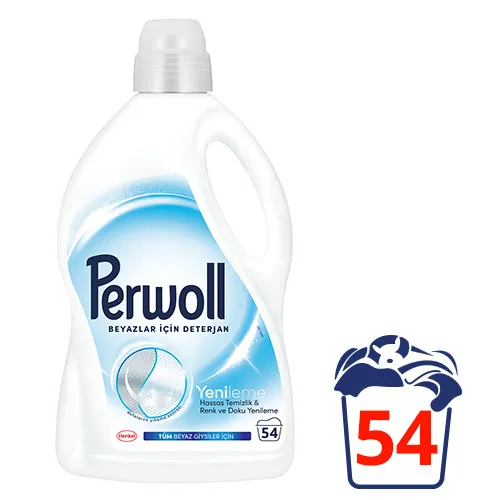 Perwoll Yenileme Beyaz Sıvı Çamaşır Deterjanı 54 Yıkama