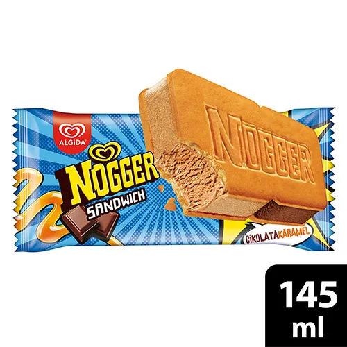 Algida Nogger Sandwich Çikolata Karamel