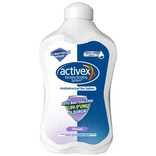 Activex Antibakteriyel Sıvı Sabun Hassas