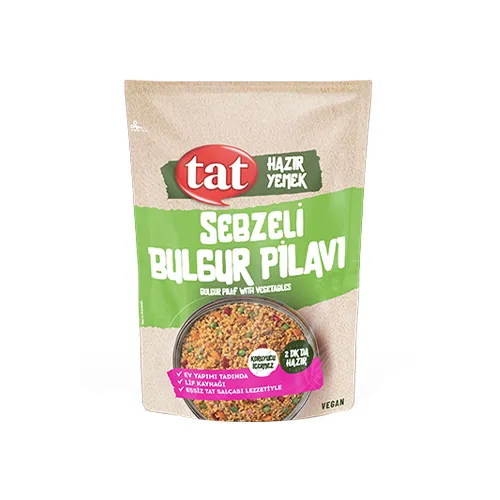 Tat Bulgur Pilavı Sebzeli