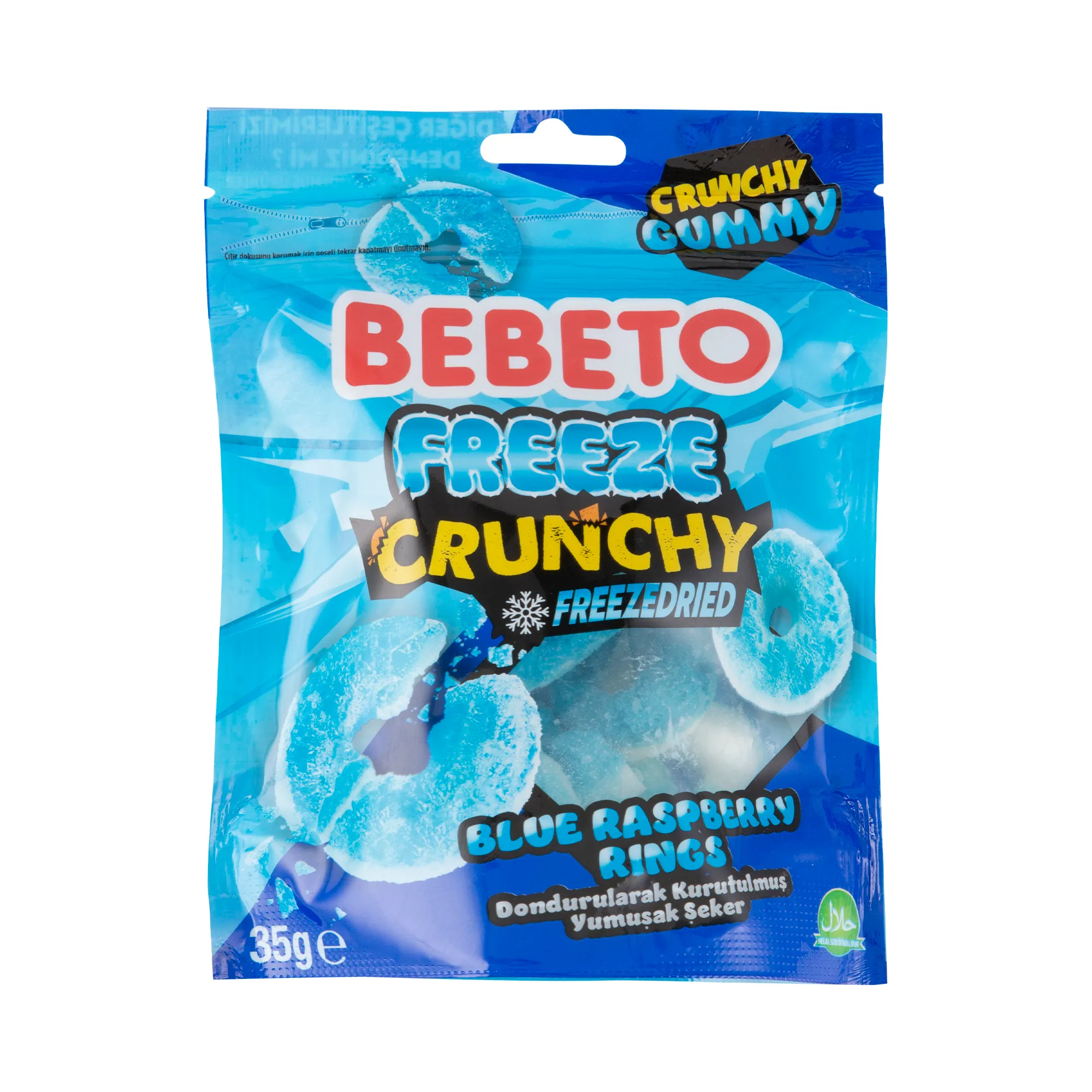 Bebeto Freeze Crunchy Blue Raspberry Ring