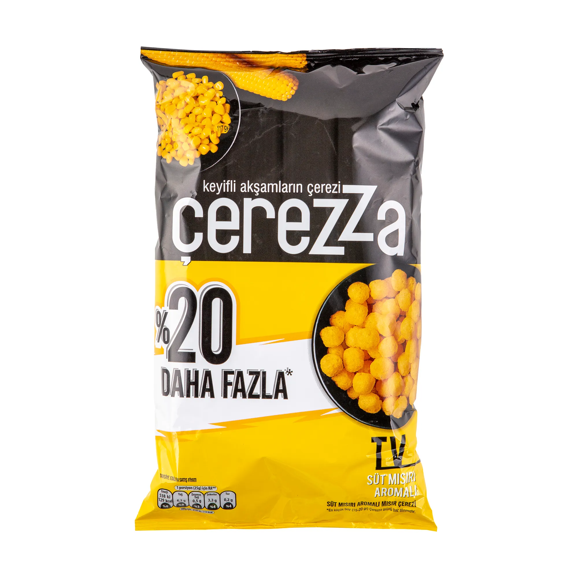 Çerezza TV Süt Mısır Çerezi Süper Boy