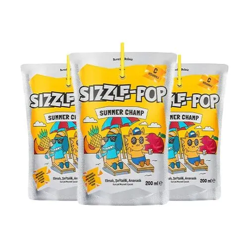 Sizzle-Pop Summer Champ Şeftali Elma Ananas