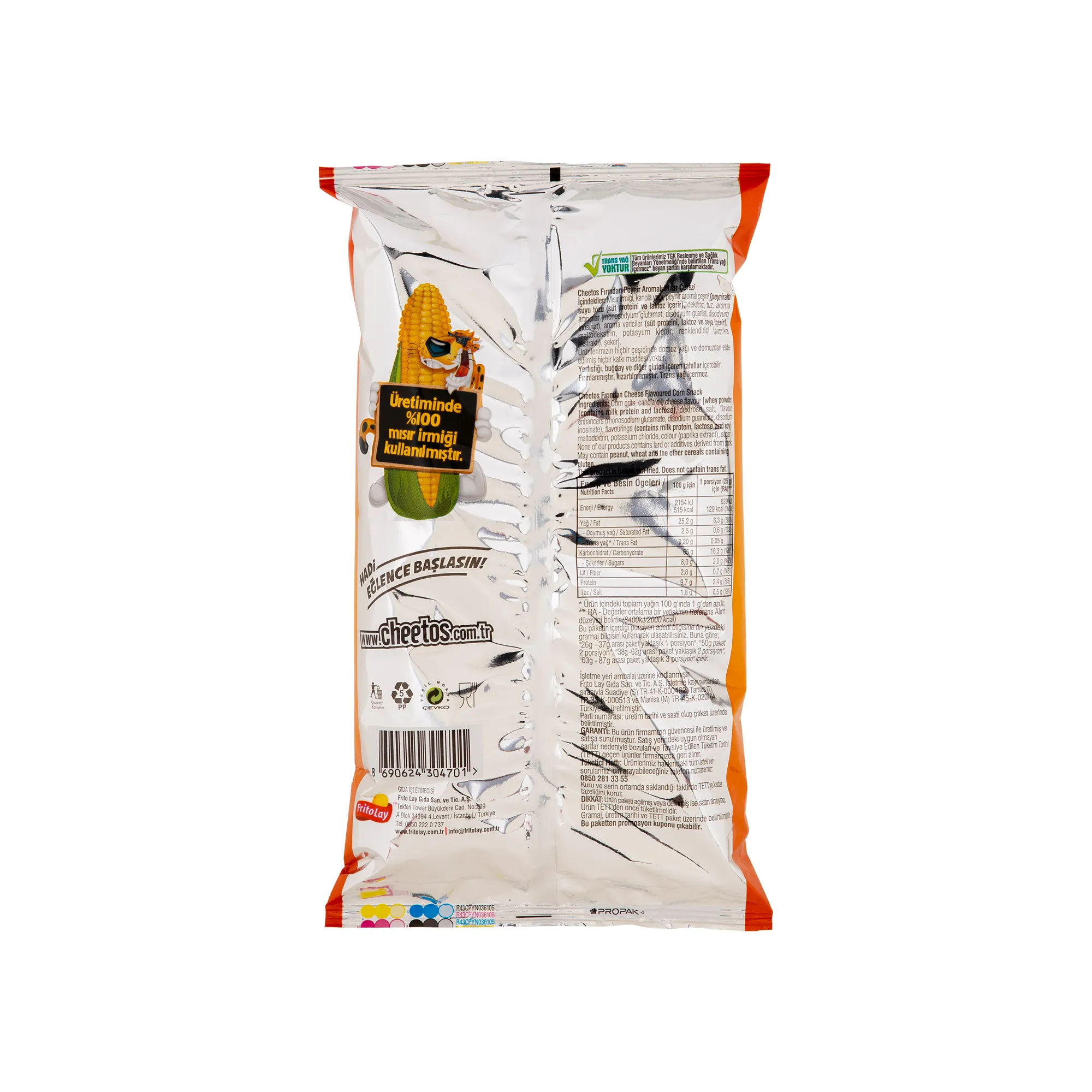 Cheetos Fırından Peynir Mısır Çerezi Aile Boy